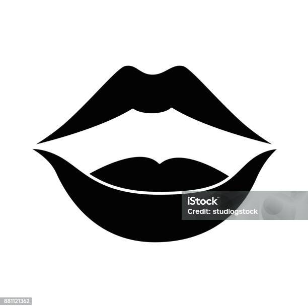Pop Art Lips Icon Stock Illustration Download Image Now Adult Adults Only Art Istock