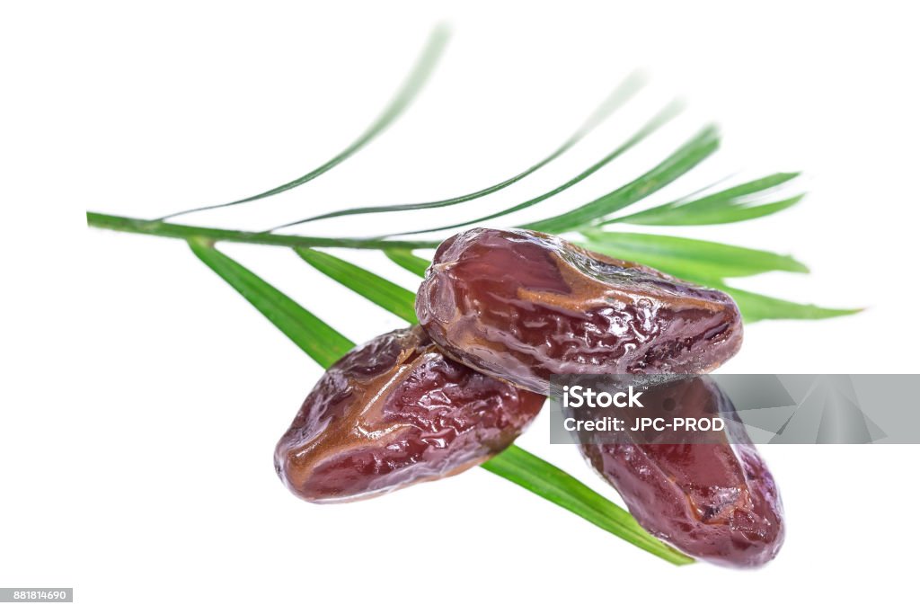 Pohon Kurma Buah Palem Buah Kering Eksotis Pada Daun Dengan Latar