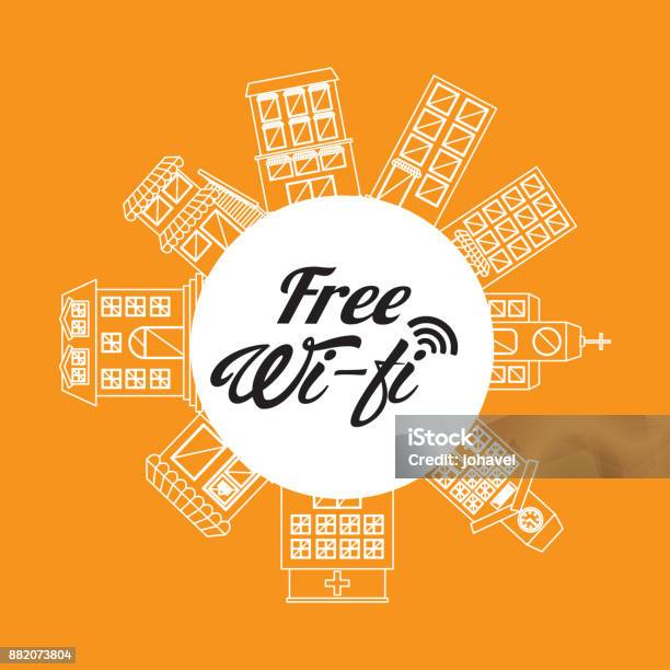 Wifi 서비스 디자인 0명에 대한 스톡 벡터 아트 및 기타 이미지 0명 Publicity Event 개념 Istock