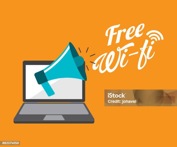 Wifi 서비스 디자인 0명에 대한 스톡 벡터 아트 및 기타 이미지 0명 Publicity Event 개념 Istock