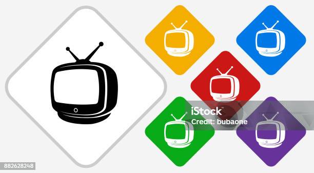 Tv Farbe Diamant Vektor Icon Stock Vektor Art und mehr Bilder von ... Tv Farbe Diamant Vektor Icon Stock Vektor Art und mehr Bilder von ...