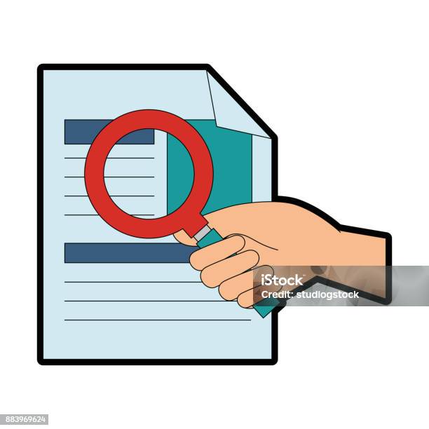 Curriculum Vitae Avec Loupe Vecteurs Libres De Droits Et Plus Dimages