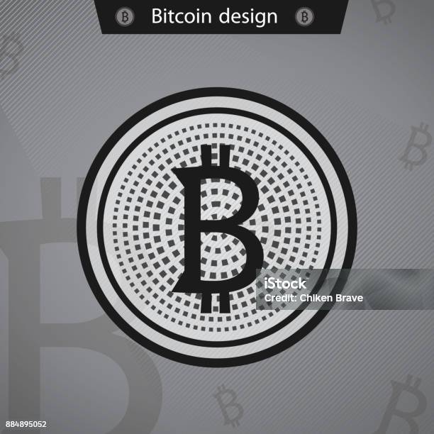 Icône De Bitcoin Foret De Crypto Pièce Mines Logo Icône De Portefeuille