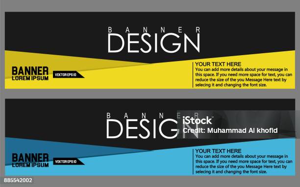 Latar Belakang Desain Banner Web Abstrak Atau Templat Header Ilustrasi