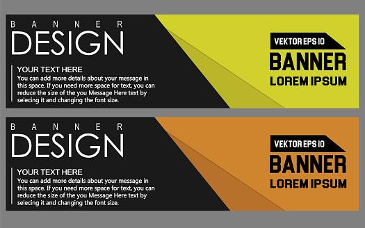 Latar Belakang Desain Banner Web Abstrak Atau Templat Header Ilustrasi