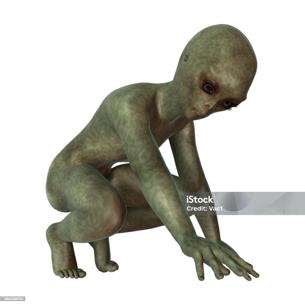 3d 렌더링 백색에 녹색 외계인 3차원 형태에 대한 스톡 사진 및 기타 이미지 3차원 형태 경외감 과학 Istock