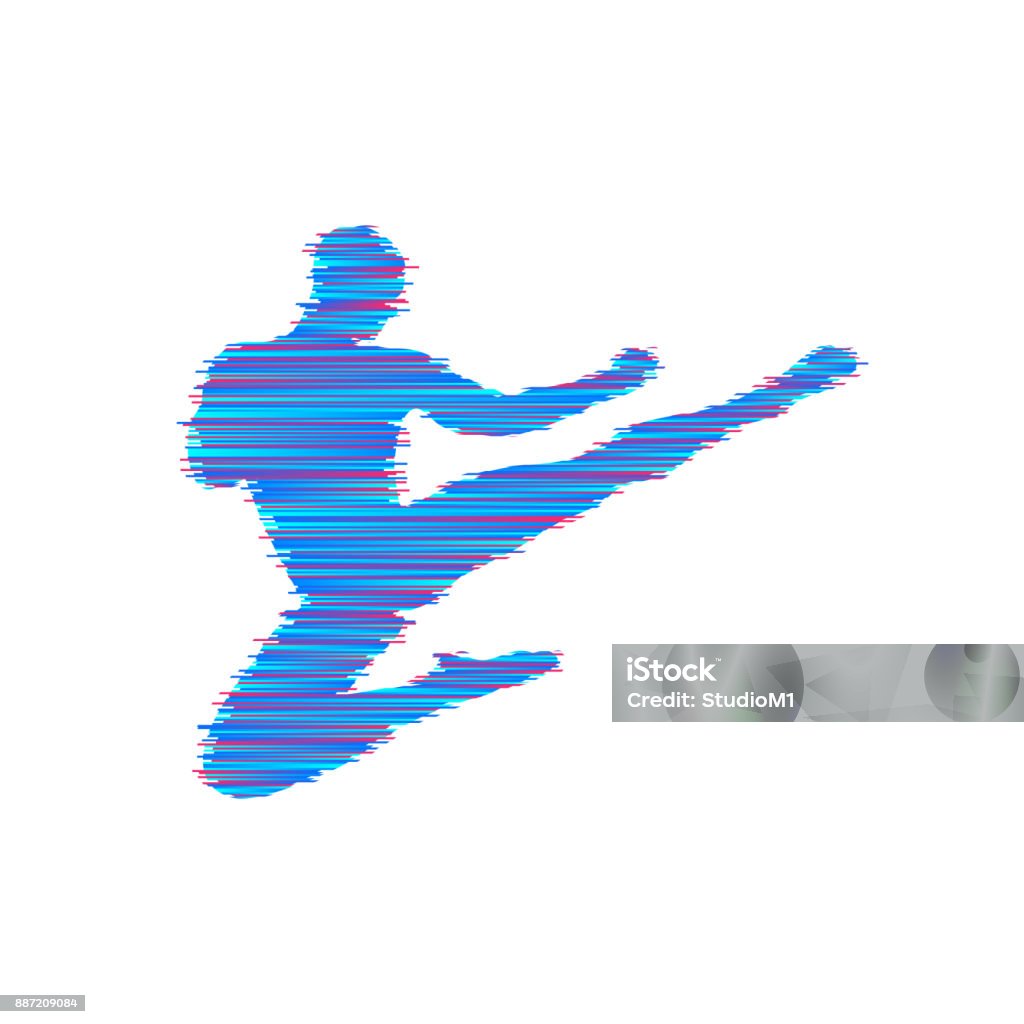 High Kick Silhouette High Kick Silhouette