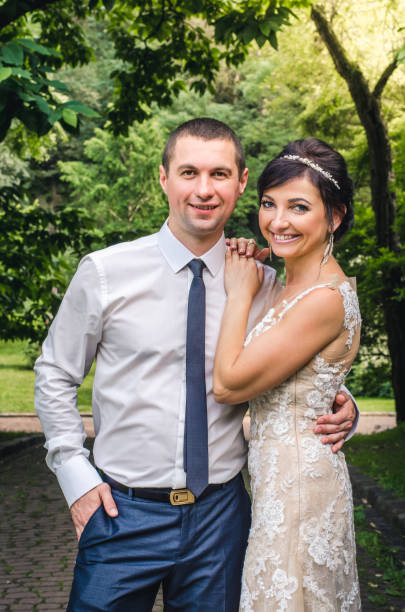 260 Rich Couple Portrait Elegant Woman Dress Man Suit Fashion Beauty