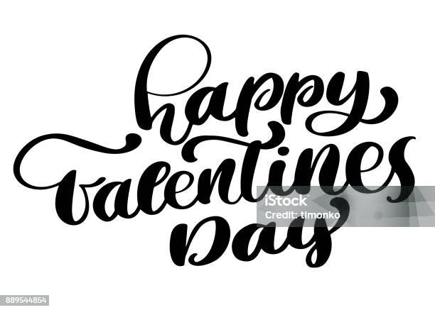 Selamat Hari Valentine Kartu Ucapan Teks Romantis Poster Tipografi