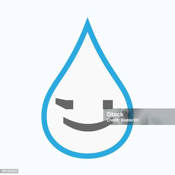 Tetesan Air Terisolasi Dengan Emotikon Wajah Teks Mengedipkan Mata ... Tetesan Air Terisolasi Dengan Emotikon Wajah Teks Mengedipkan Mata ...