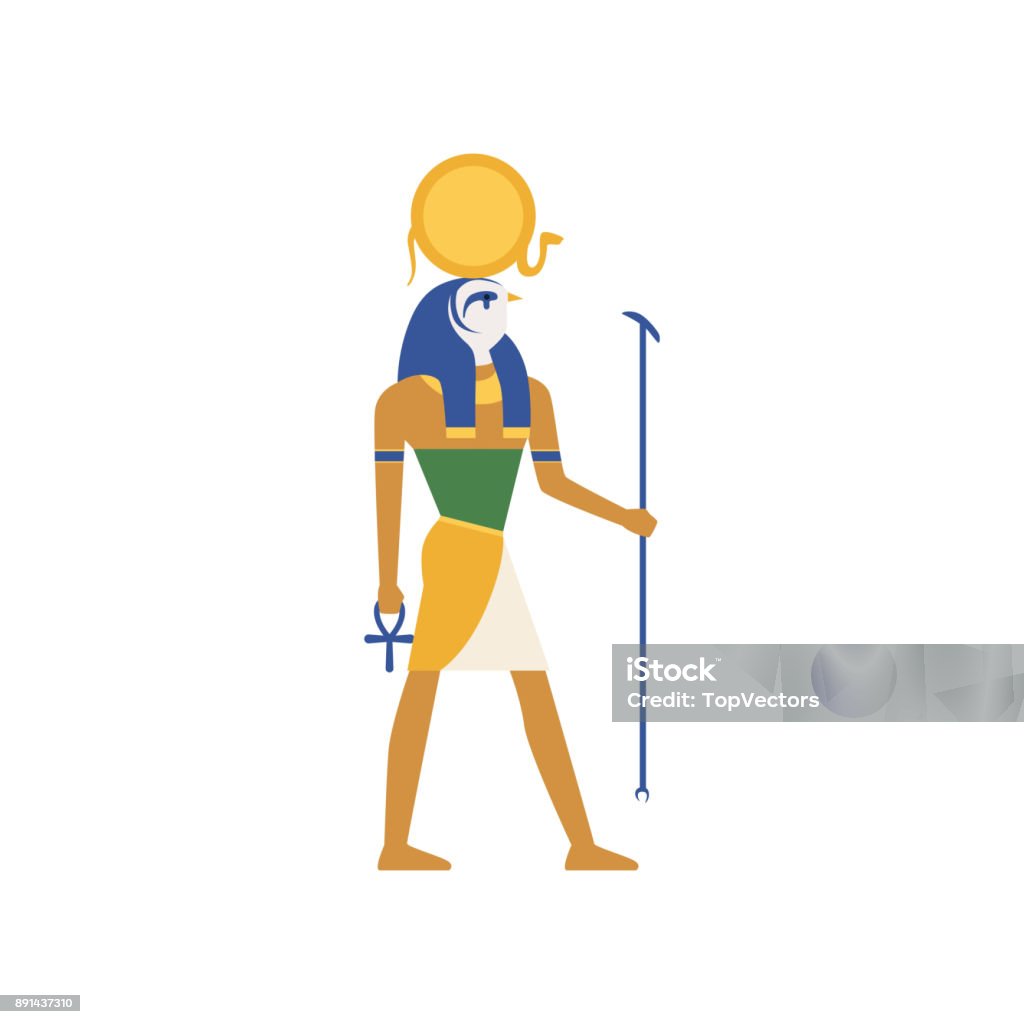 Ra 태양 이집트 고 대 문화 벡터 일러스트 레이 션의 하나님 독일에 대한 스톡 벡터 아트 및 기타 이미지 독일 머리