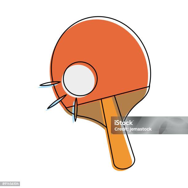 Ping Pong 라켓과 Ball 개념에 대한 스톡 벡터 아트 및 기타 이미지 개념 건강한 생활방식 경기 스포츠 Istock
