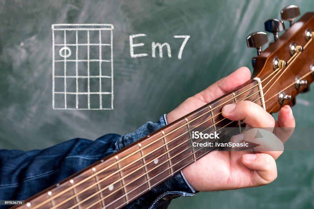 E Minor Chord Acoustic Guitar