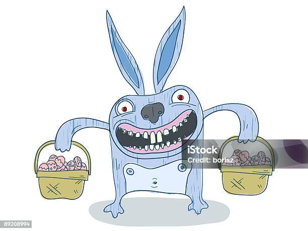 크레이지 토끼 기이함에 대한 스톡 벡터 아트 및 기타 이미지 기이함 부활제 0명 Istock