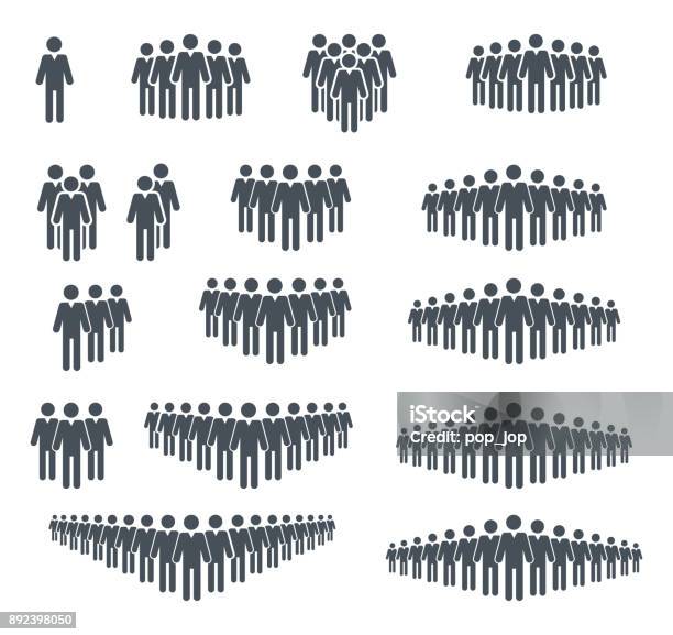 Kumpulan Ikon Og Orang Grup Tandatanda Keramaian Ilustrasi Vektor ... Kumpulan Ikon Og Orang Grup Tandatanda Keramaian Ilustrasi Vektor ...