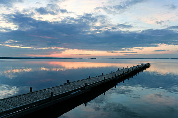 Free picture: sunset, majestic, beautiful, dramatic, clouds, lakeside ...