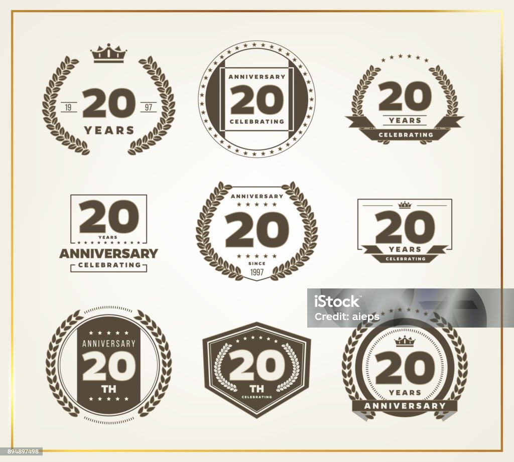 Logo Perayaan Ulang Tahun 20 Tahun Set Logo Ulang Tahun Ke20 Ilustrasi ... Logo Perayaan Ulang Tahun 20 Tahun Set Logo Ulang Tahun Ke20 Ilustrasi ...