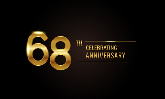 Logo Perayaan Ulang Tahun 68 Tahun Logo Ulang Tahun Dengan Warna Emas ... Logo Perayaan Ulang Tahun 68 Tahun Logo Ulang Tahun Dengan Warna Emas ...
