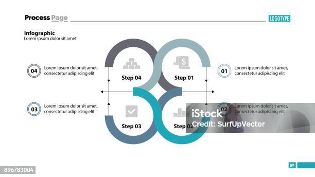 Four Step Process Chart Slide Template Stock Illustration - Download ... Four Step Process Chart Slide Template Stock Illustration - Download ...