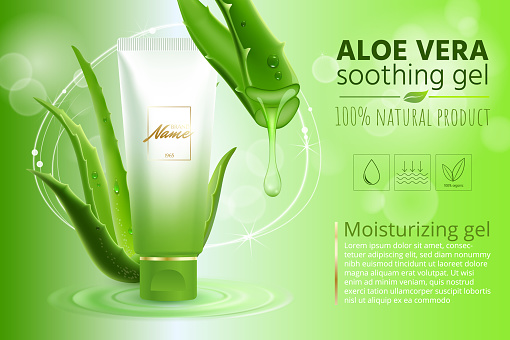 Poster Iklan Untuk Produk Kosmetik Untuk Katalog Majalah Desain Vektor