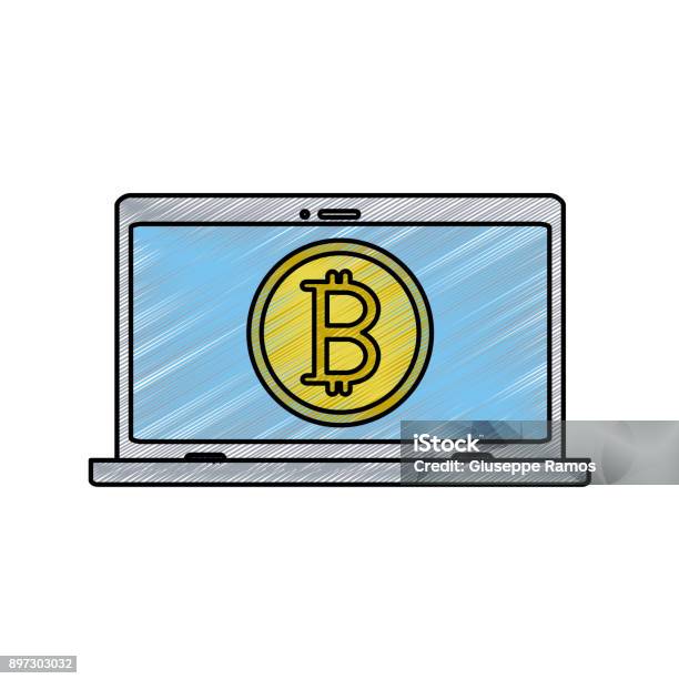 Bitcoin 상업 디자인 개념에 대한 스톡 벡터 아트 및 기타 이미지 개념 경제 구매 Istock