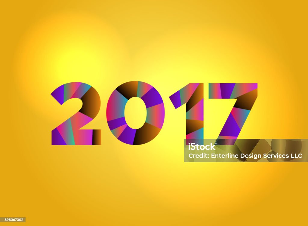 2017 概念カラフルなワードアートの図 2017年のベクターアート素材や画像を多数ご用意 2017年 お祝い アイデア Istock