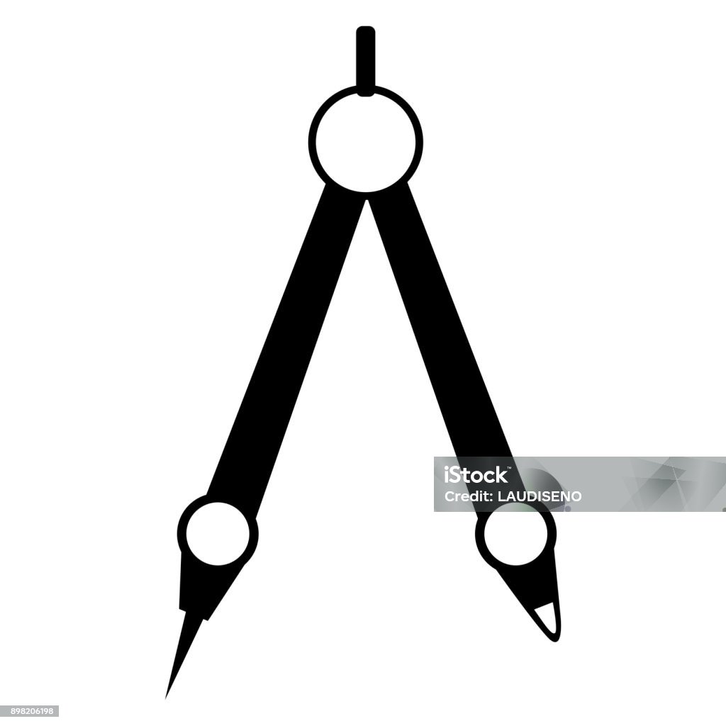 Isolated Compass Silhouette Stock Illustration Download Image Now Clip Art Colombia Cut