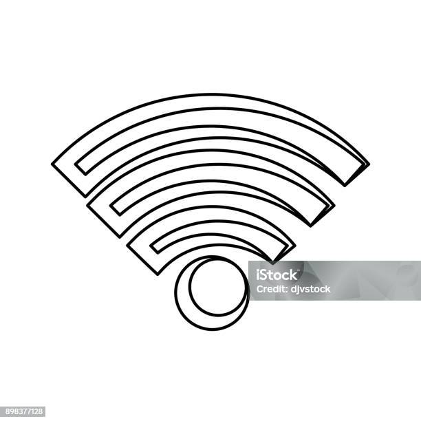 Wifi 존 기호 공공건물에 대한 스톡 벡터 아트 및 기타 이미지 공공건물 그래픽 프린트 네트워크 보안 Istock