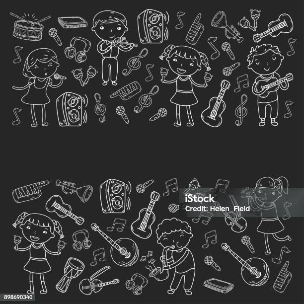 Sekolah Musik Untuk Anakanak Vector Ilustrasi Anakanak Menyanyikan Lagu ... Sekolah Musik Untuk Anakanak Vector Ilustrasi Anakanak Menyanyikan Lagu ...