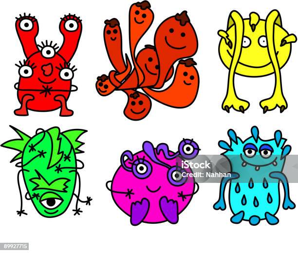 리틀 Monsters 0명에 대한 스톡 벡터 아트 및 기타 이미지 0명 귀여운 그라프 제플린 비행선 Istock