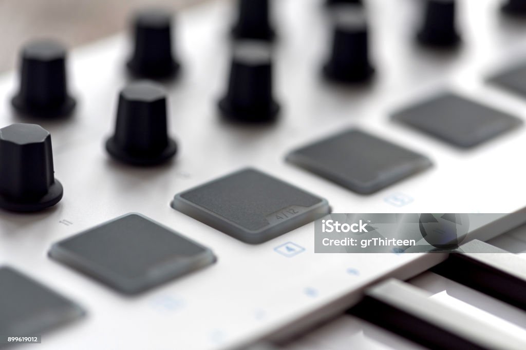 Midi Keyboard With Pads And Faders Stock Photo - Download Image Now ... Midi Keyboard With Pads And Faders Stock Photo - Download Image Now ...