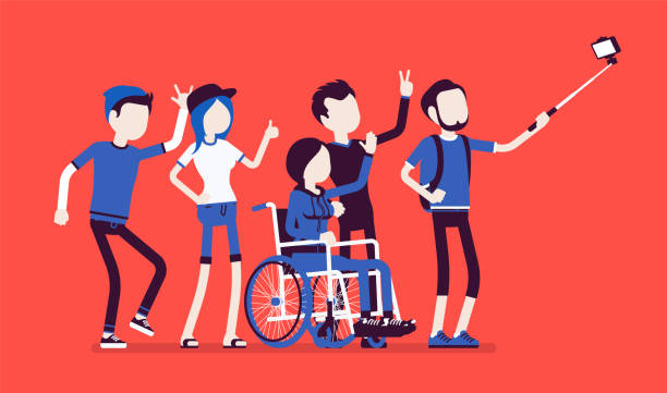 100 Group Selfie Photo Stock Illustrations Royalty Free Vector