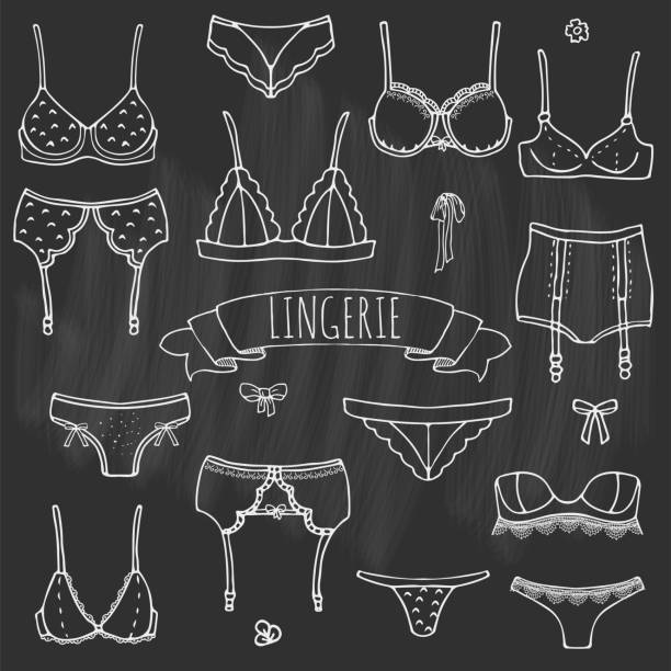 70 Drawing Of The Women Wearing G String Illustrations Royalty Free