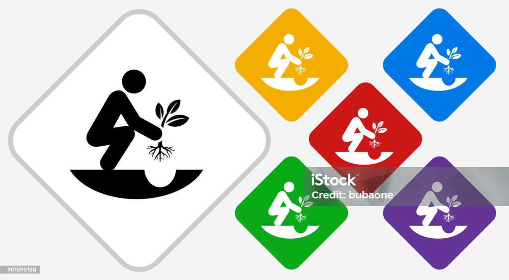 Strichmännchen Gartenarbeit Farbe Diamant Vektor Icon Stock Vektor Art ... Strichmännchen Gartenarbeit Farbe Diamant Vektor Icon Stock Vektor Art ...