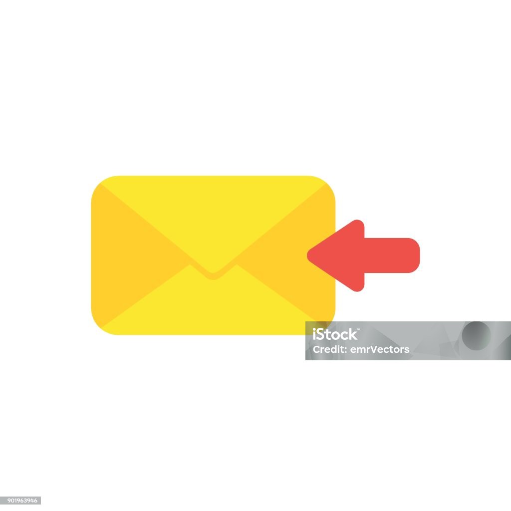 Notion De Vecteur Design Plat De Réception De Messages Ou Par Courriel