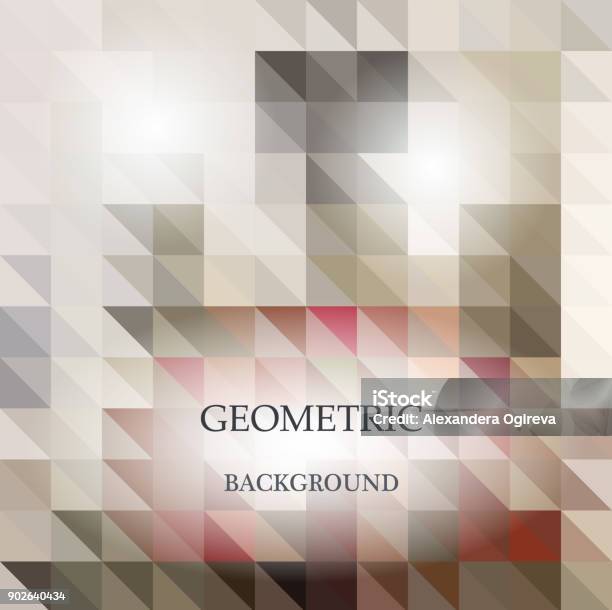 Abstrak Geometris Rumpled Segitiga Rendah Poly Gaya Vektor Ilustrasi