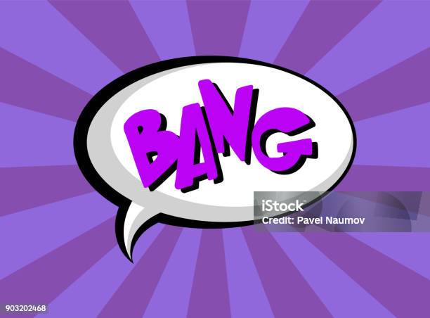 Comicsprechblase Mit Text Bang Layoutvorlage Mit ... Comicsprechblase Mit Text Bang Layoutvorlage Mit ...
