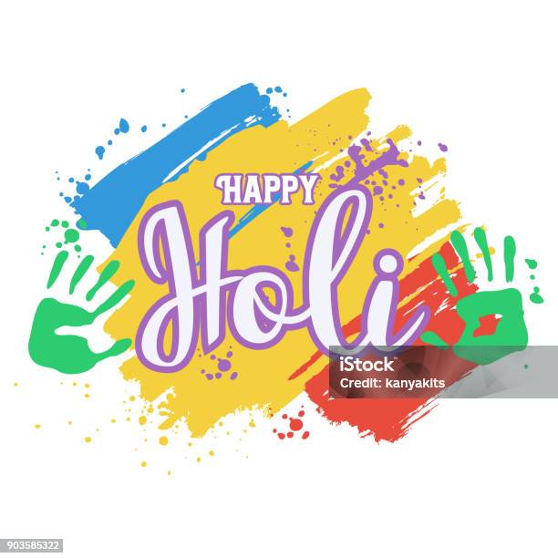 Holi 배너 인도 휴일 축제의 색상 개념에 대한 스톡 벡터 아트 및 기타 이미지 개념 개념과 주제 공휴일 Istock