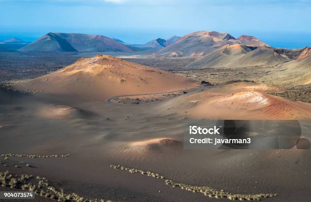 Timanfaya 국립 공원 Lanzarote 섬 카나리아 제도 스페인에서 화산 풍경 0명에 대한 스톡 사진 및 기타 이미지
