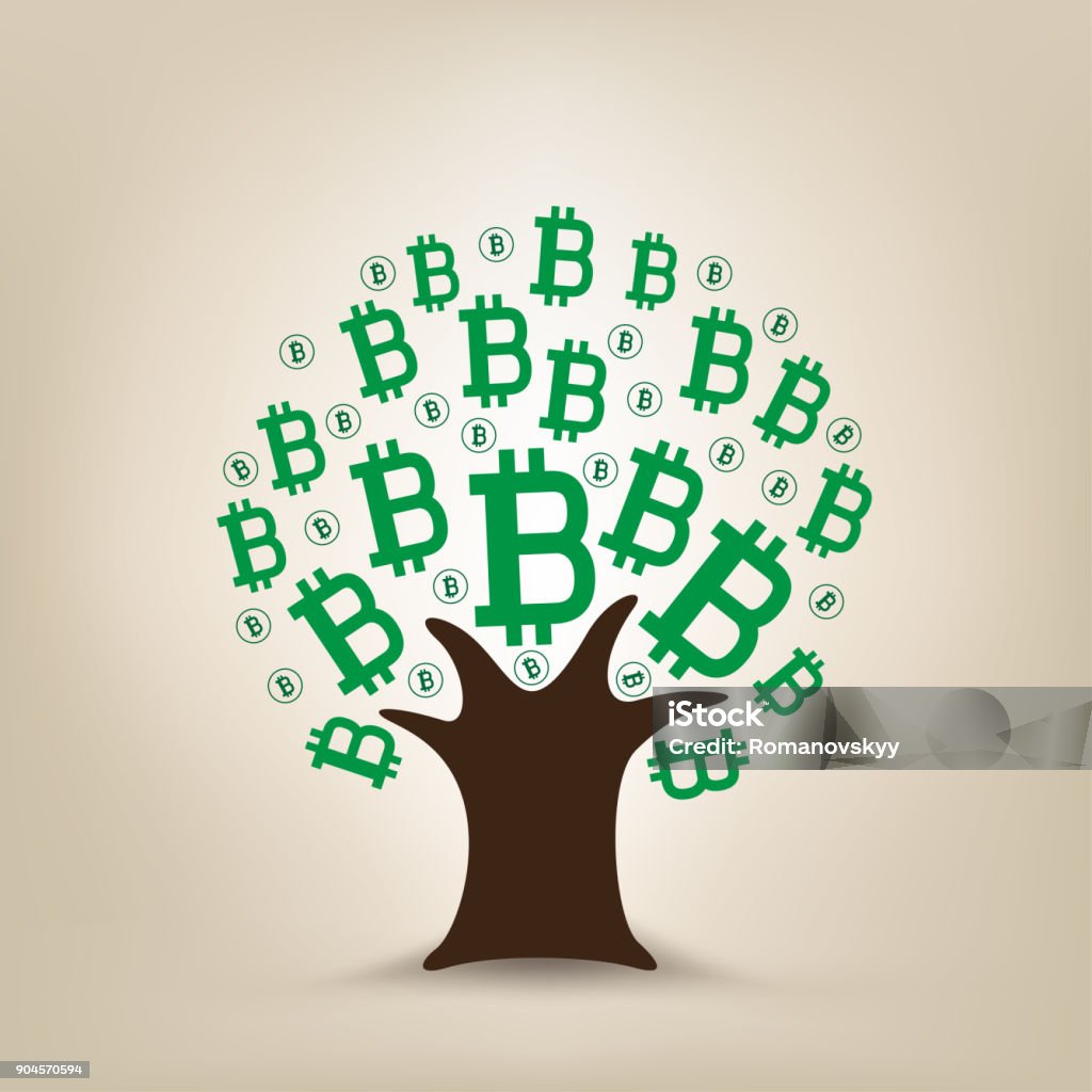 Bitcoin Grows On Tree Stock Illustration - Download Image Now - Binary ... Bitcoin Grows On Tree Stock Illustration - Download Image Now - Binary ...