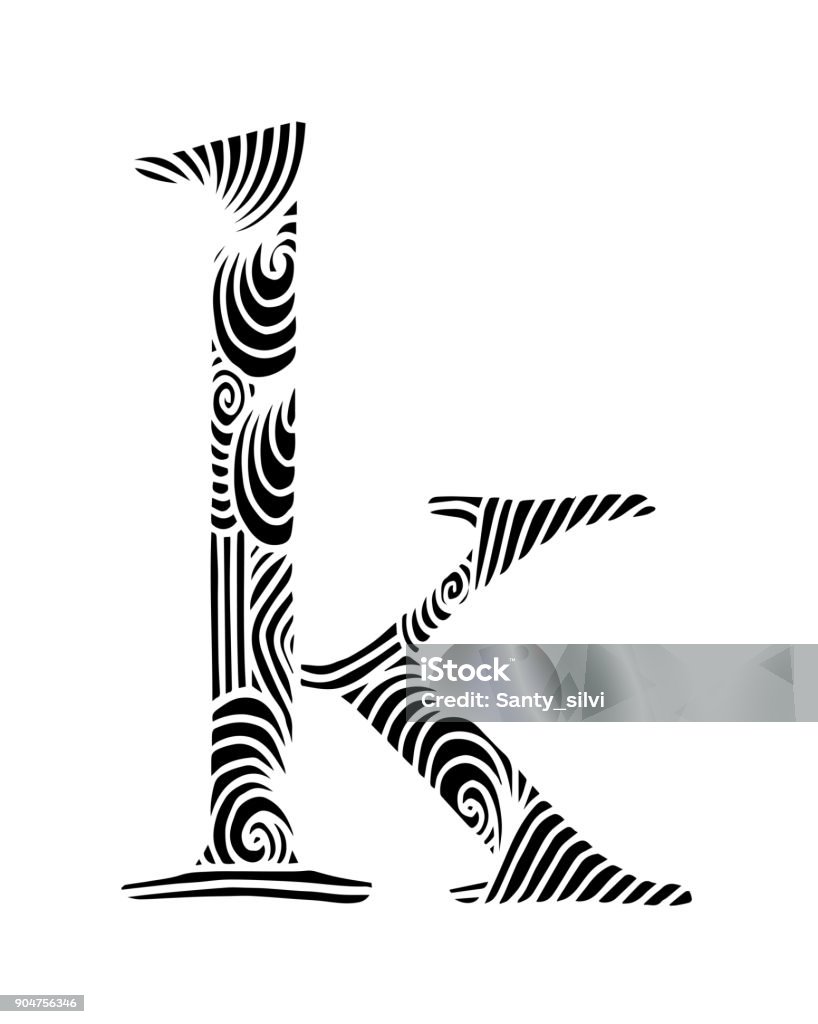 Vetores De Letra K Para Colorir Objeto Decorativo De Vetor Computador De Ilustração Vestido