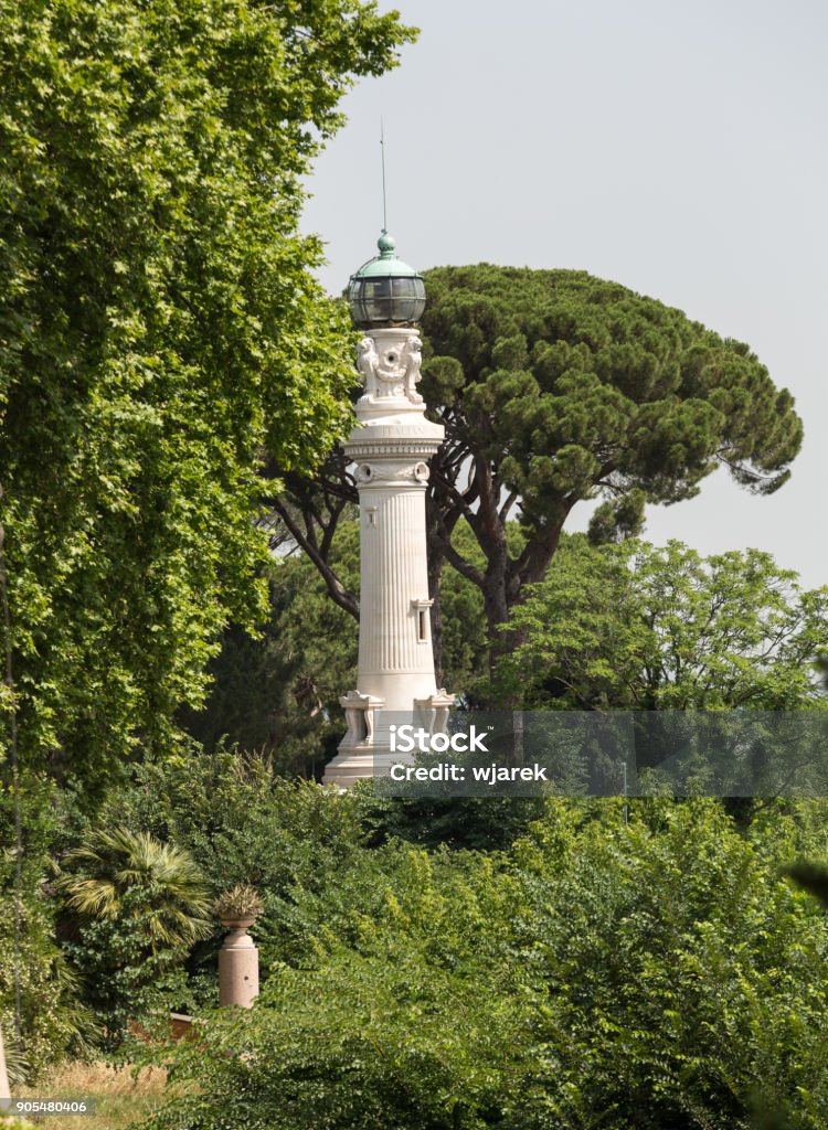 Janiculum 언덕에 로마의 등 대입니다 로마 이탈리아 0명에 대한 스톡 사진 및 기타 이미지 0명 건축 교도소