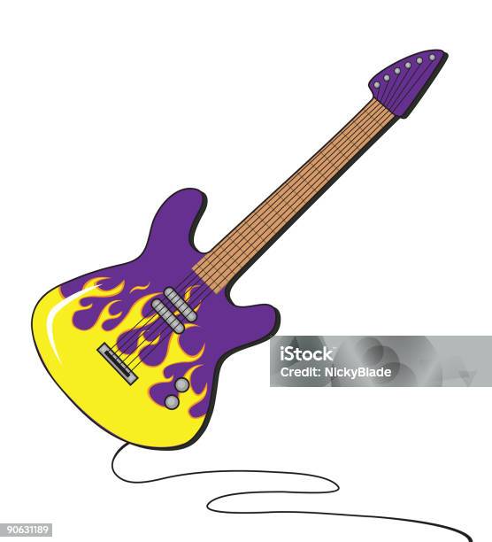플레이밍 기타 0명에 대한 스톡 벡터 아트 및 기타 이미지 0명 6 기타 현악기 Istock