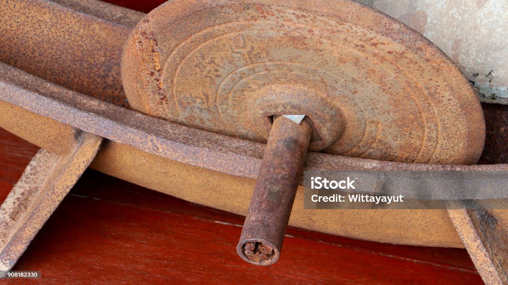 Antique Herb Roller Mill Grinding Tool Iron Grinding Wheel With Wooden ... Antique Herb Roller Mill Grinding Tool Iron Grinding Wheel With Wooden ...