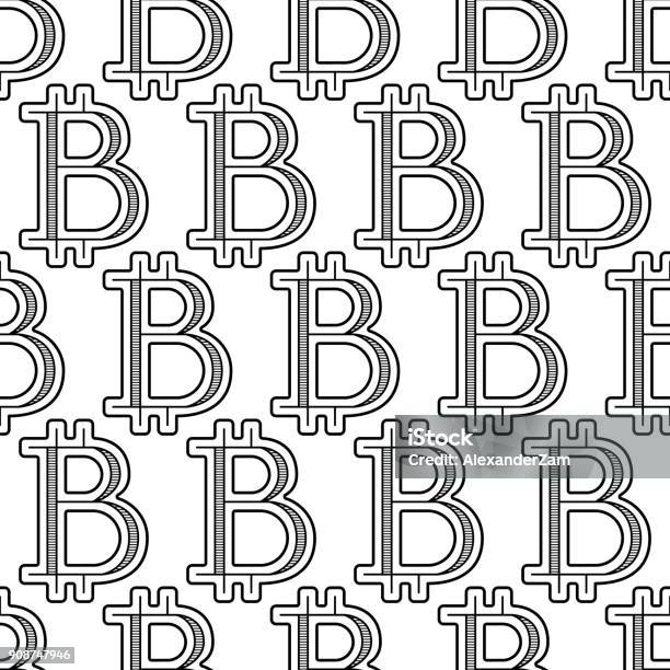 Bitcoin 통화 패턴 개념에 대한 스톡 벡터 아트 및 기타 이미지 개념 교환 구매 Istock