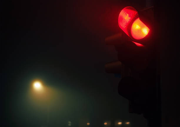 Free Stock Photo of A street with red lights at night | Download Free ...