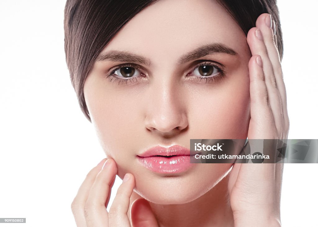 Orangorang Wanita Cantik Menghadapi Potret Model Spa Cantik Gadis