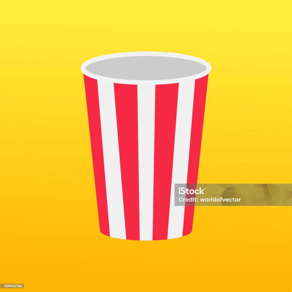 Kotak Popcorn Bulat Kemasan Kosong Ikon Bioskop Film Dalam Gaya Desain ... Kotak Popcorn Bulat Kemasan Kosong Ikon Bioskop Film Dalam Gaya Desain ...