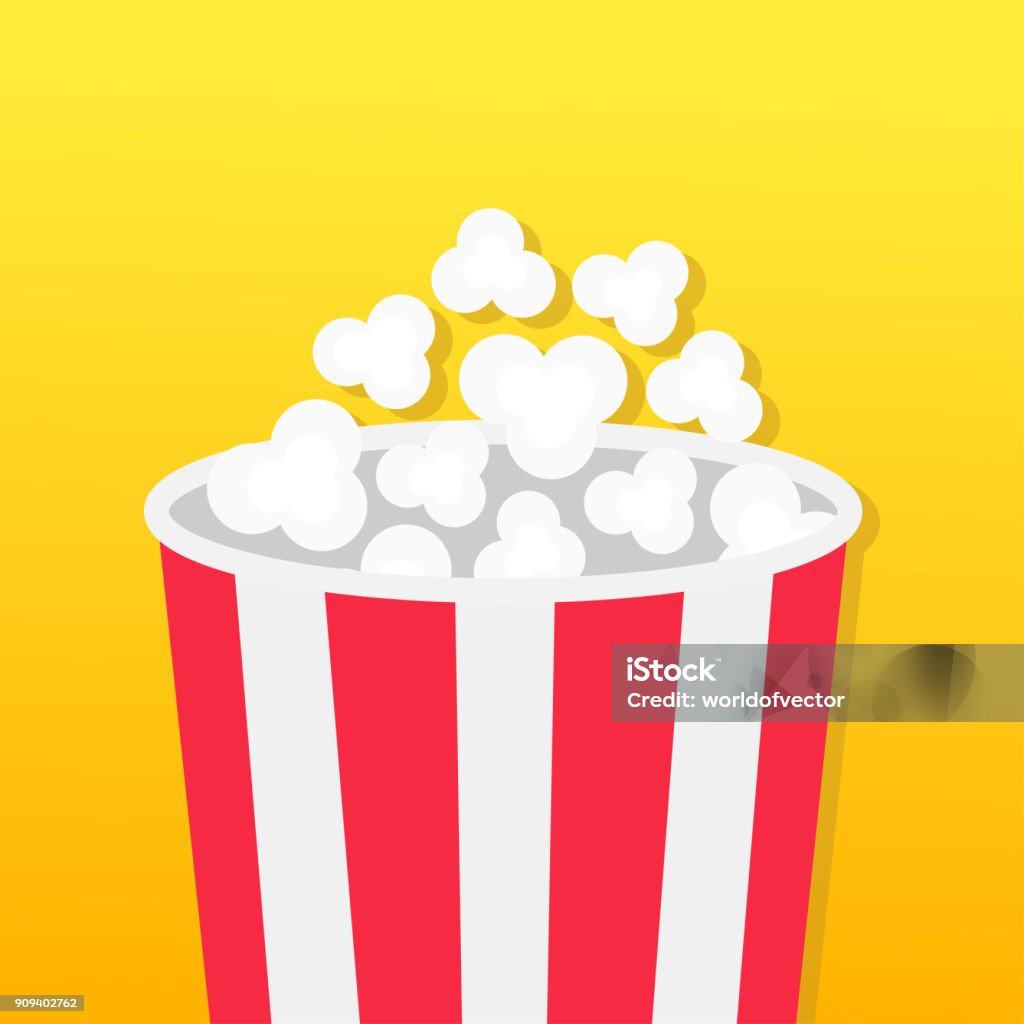 Popcorn Kotak Bulat Besar Ikon Bioskop Film Dalam Gaya Desain Datar Pop ... Popcorn Kotak Bulat Besar Ikon Bioskop Film Dalam Gaya Desain Datar Pop ...