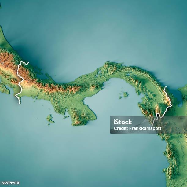 Panama 3d Render Topographic Map Border Stock Photo - Download Image ... Panama 3d Render Topographic Map Border Stock Photo - Download Image ...